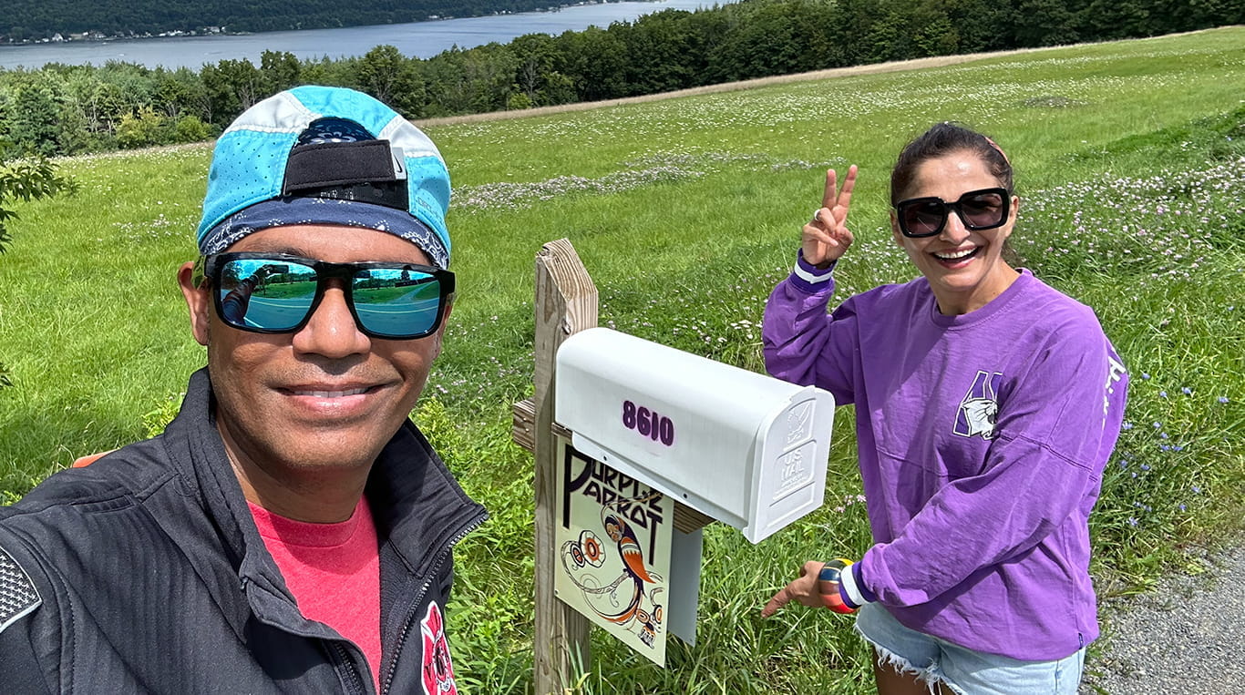 Purple parrots for life: An Executive MBA couple’s journey to living ...